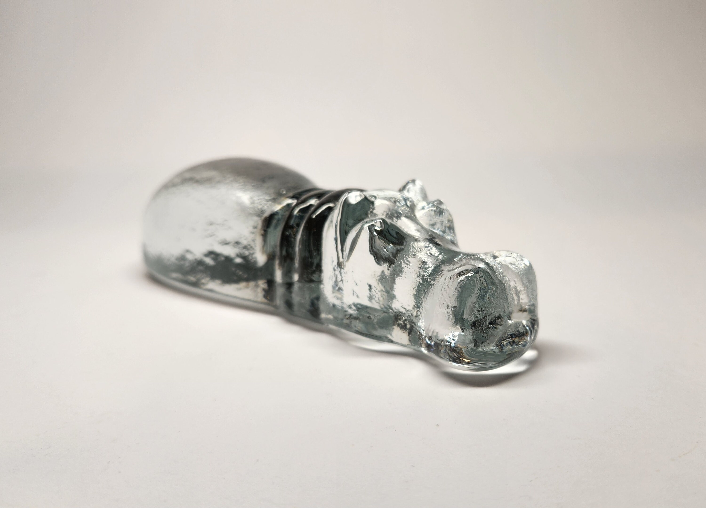 Manganese Kosa Boda Hippo Art Glass - Etsy