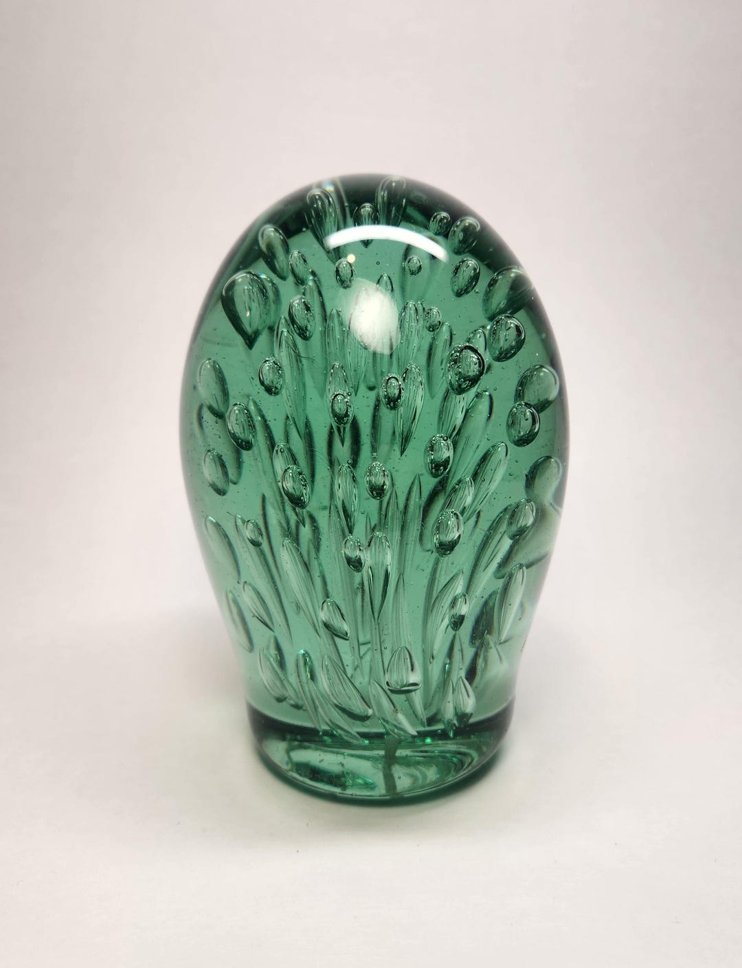 Green Glass Victorian "dump" Paperweight - Etsy