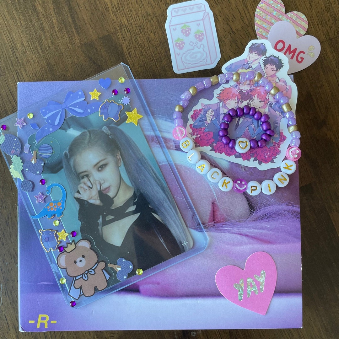 Kpop Gift Bundle Kpop Bracelet Kpop Ring Kpop Bias Print Keychain - Etsy