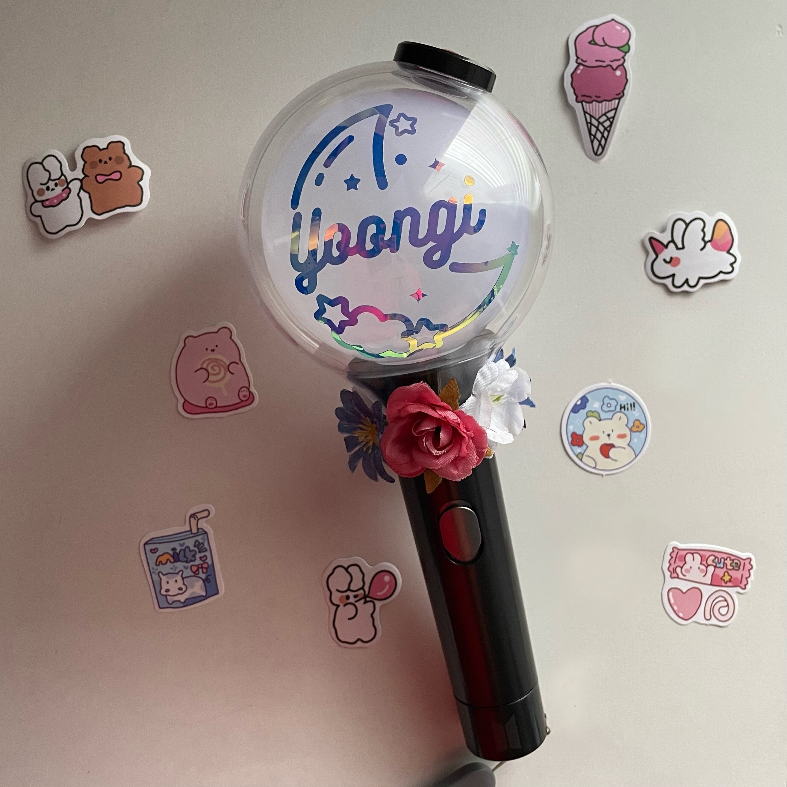 Kpop Lightstick ANY GROUP Flower Crown - Etsy