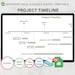 Milestone Project Timeline Excel Template (digital Download) - Etsy