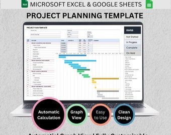 Project Management Dashboard Excel Spreadsheet Project Planning Excel ...