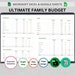 Family Budget Excel Budget Family Budget Planner Expenses Tracker ...