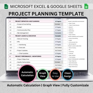 Project Planning Excel Template Excel Spreadsheet Google Sheets Project ...