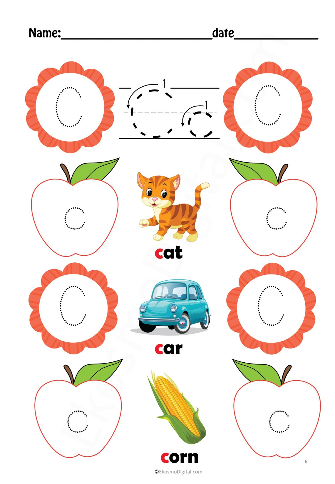 Alphabet Tracing Worksheets Letter Formation Letter Tracing Printable ...