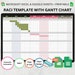 RACI Gantt Chart Template Project Tracker Task Management Google Sheets ...