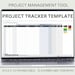 Project Tracker Excel Template: Customizable Project Management ...