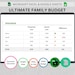 Family Budget Excel Budget Family Budget Planner Expenses Tracker ...