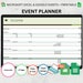 Editable Event Planner Template: Google Sheets & Excel (digital ...