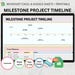 Milestone Project Timeline Excel Spreadsheet Project Timeline Xls Excel ...
