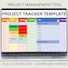 Project Tracker Excel Template: Customizable Project Management ...