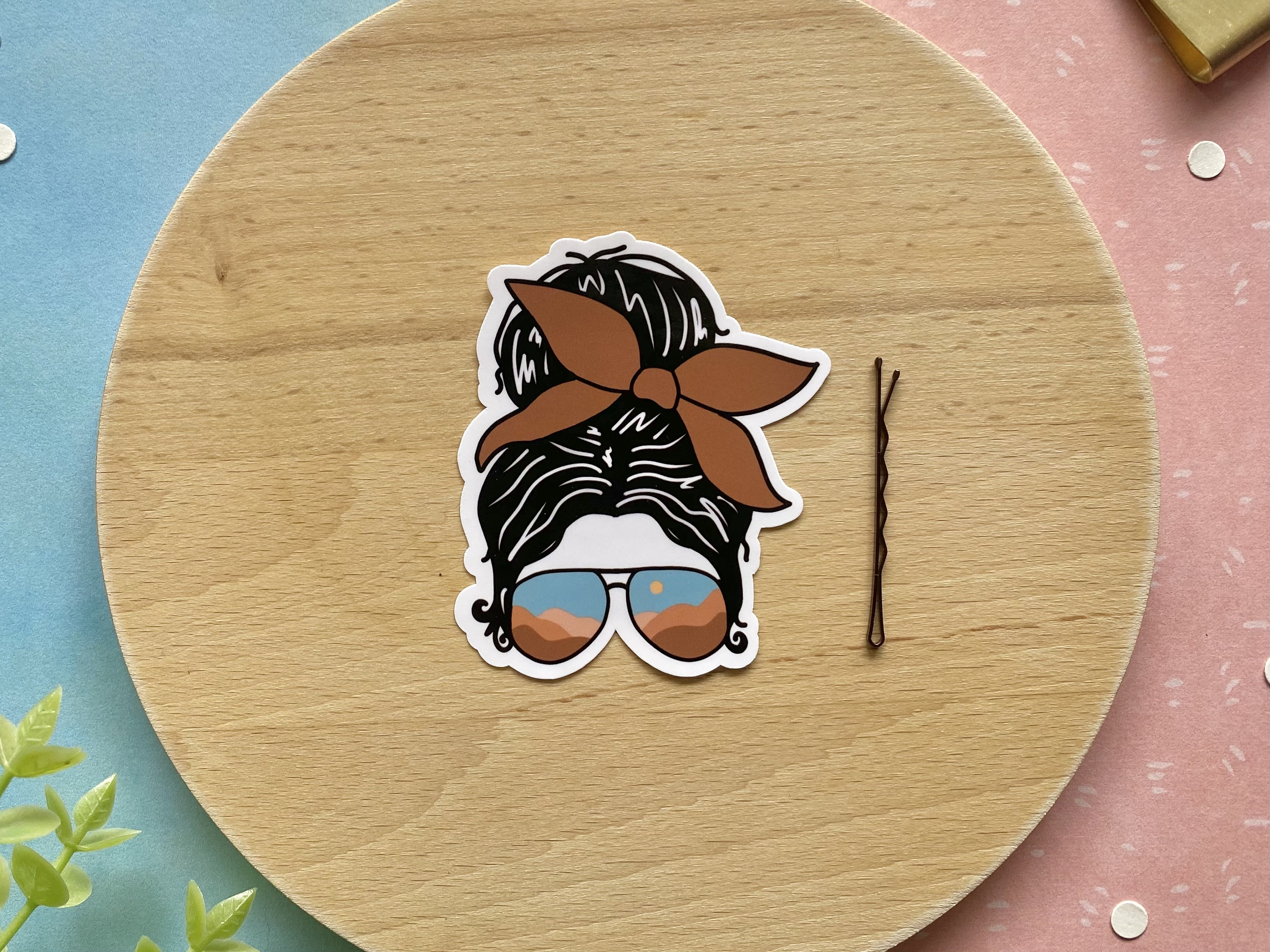 Desert Girl With Sunglasses Sticker Cool Sunglasses Sticker Travel and ...