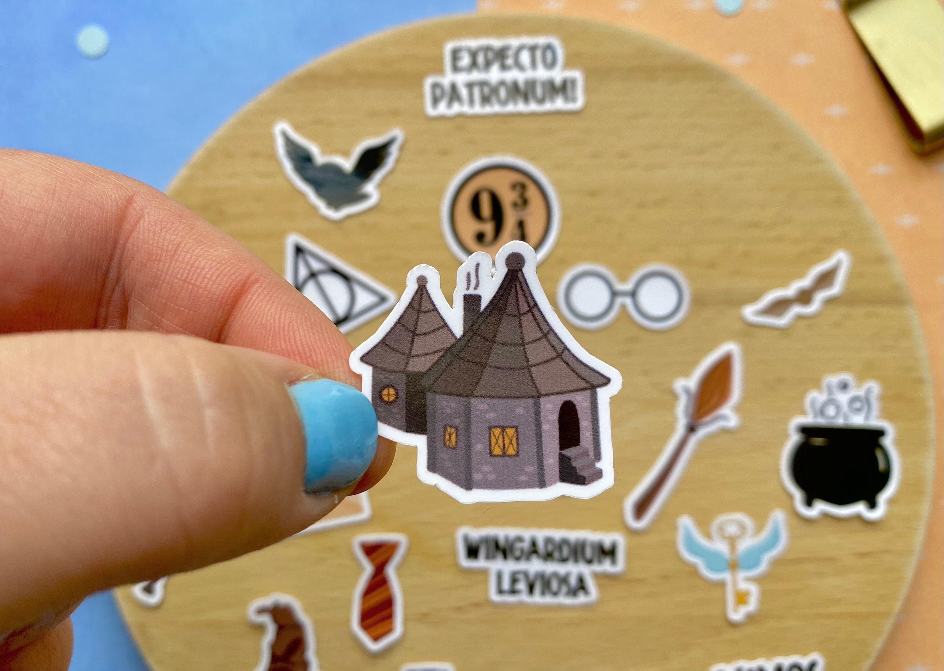 Harry Potter Sticker Set Small Waterproof Stickers Potter Fan Art Spell ...