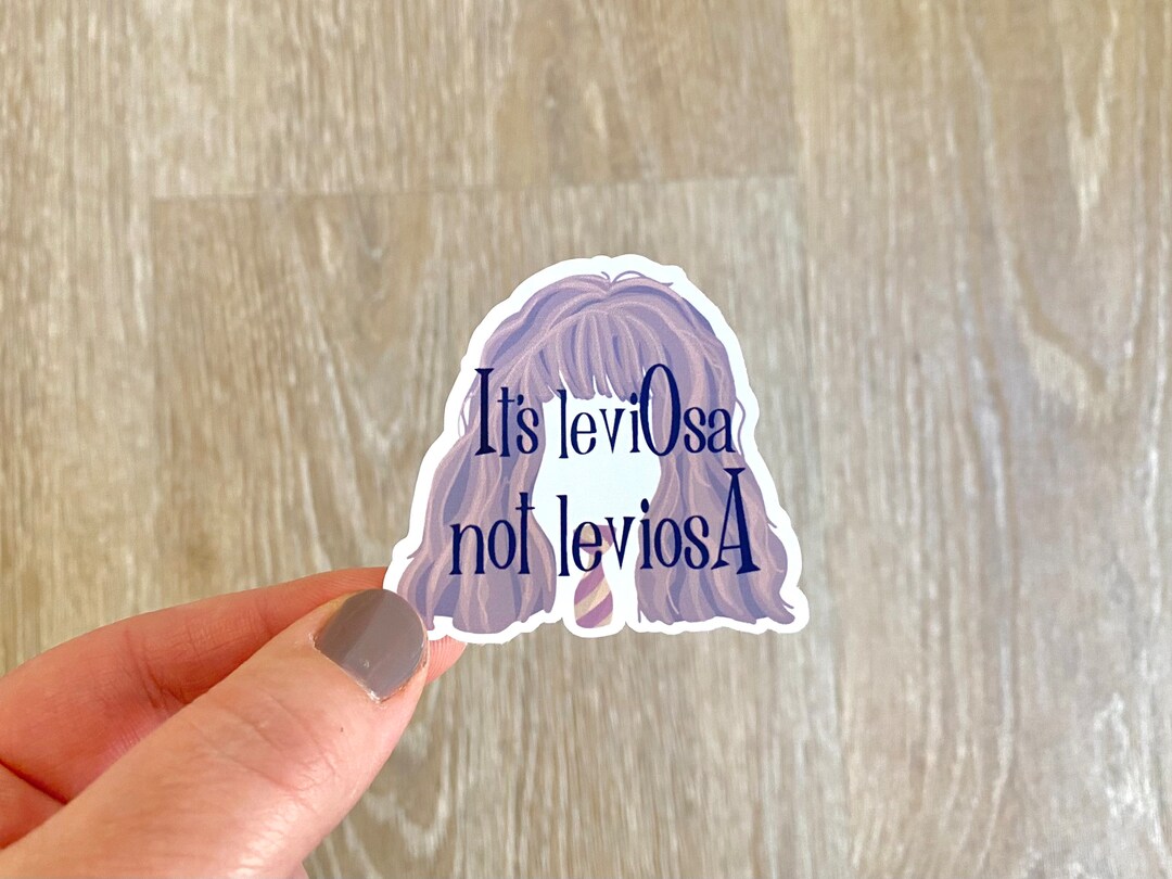 Its Leviosa Not Leviosa Sticker Hermione Granger Sticker Harry Potter ...