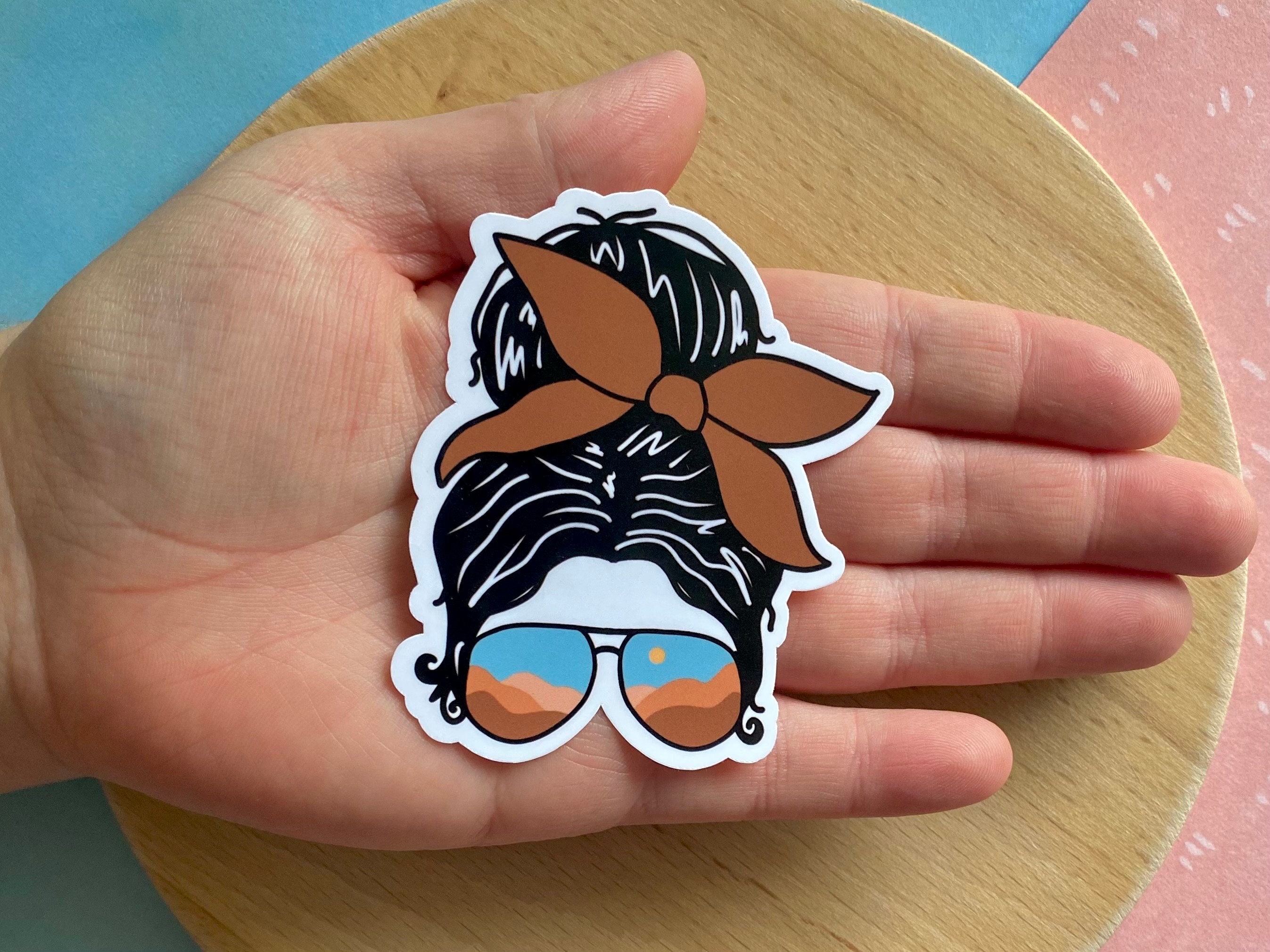 Desert Girl With Sunglasses Sticker Cool Sunglasses Sticker Travel and ...