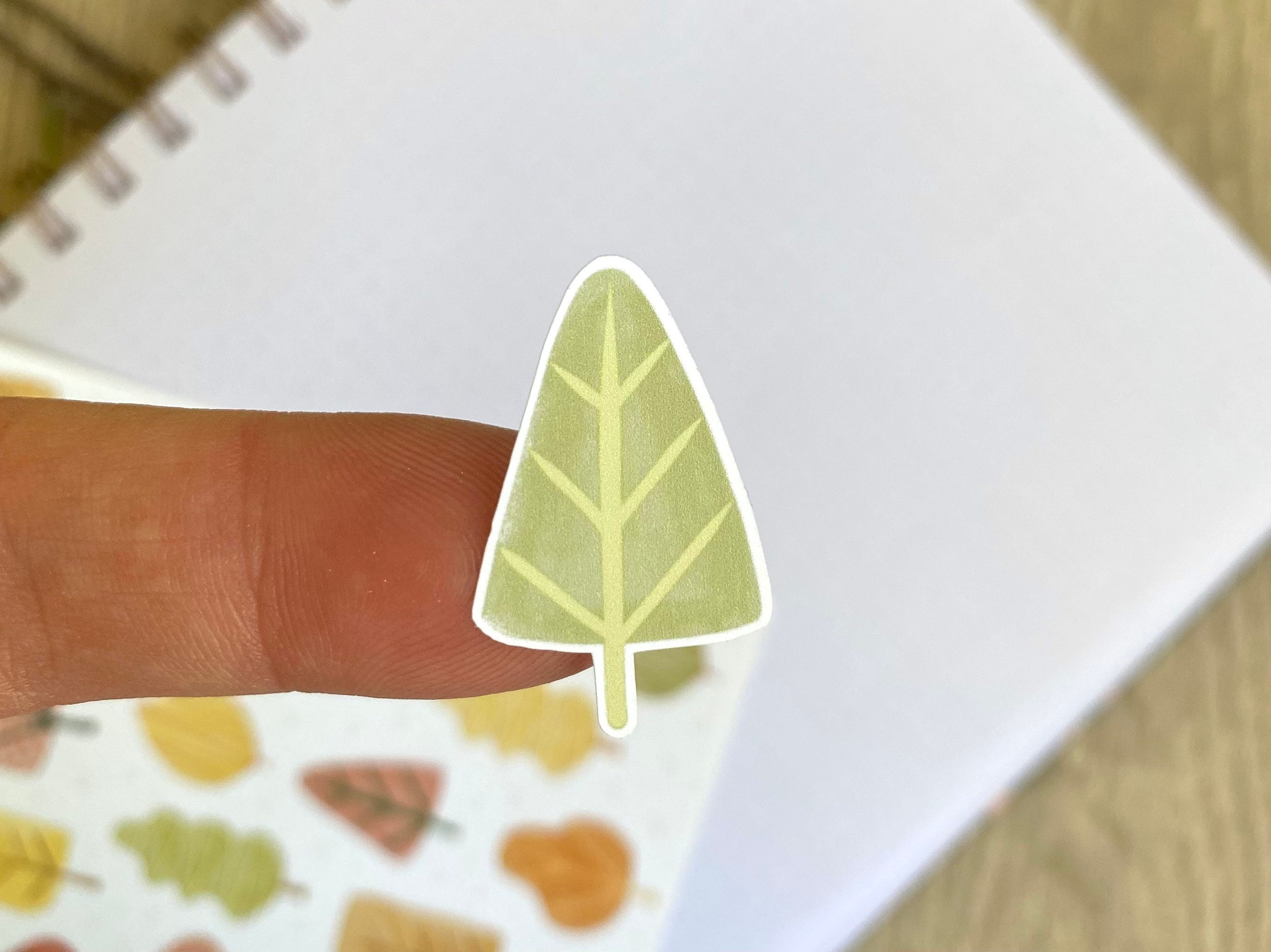 Fall Trees Sticker Sheet Cute Tree Stickers Fall Scrapbook - Etsy