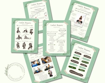DIGITAL HANDOUT BUNDLE Hospital Bed & Out of Bed Labor Positions Doula ...