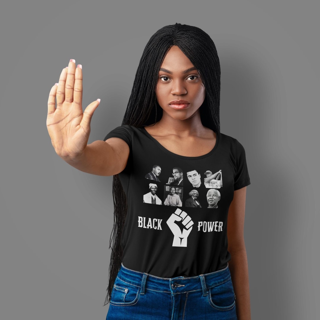 Black Power Shirts & Top Martin Luther King Day Black Famous People ...