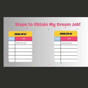 Career Planner- Printable and Digital. Check List for Work, Interview ...