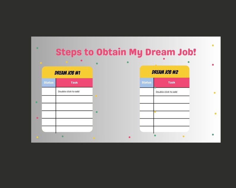 Career Planner- Printable and Digital. Check List for Work, Interview ...