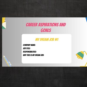 Career Planner- Printable and Digital. Check List for Work, Interview ...