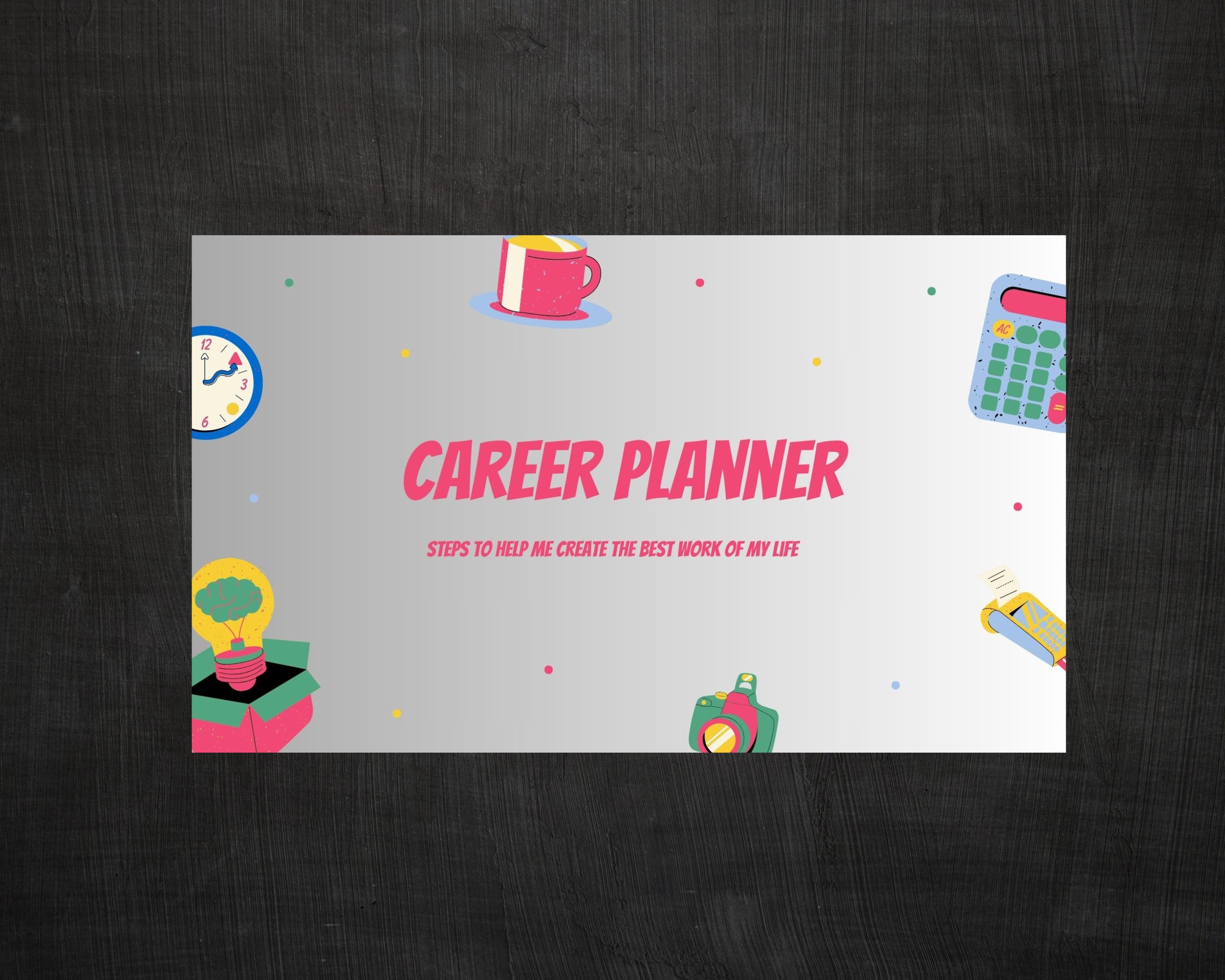 Career Planner- Printable and Digital. Check List for Work, Interview ...