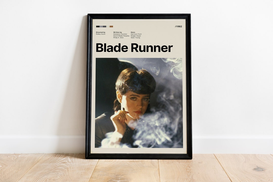 Bladerunner Poster, Bladerunner, Blade Runner Poster, Framed, Digital ...