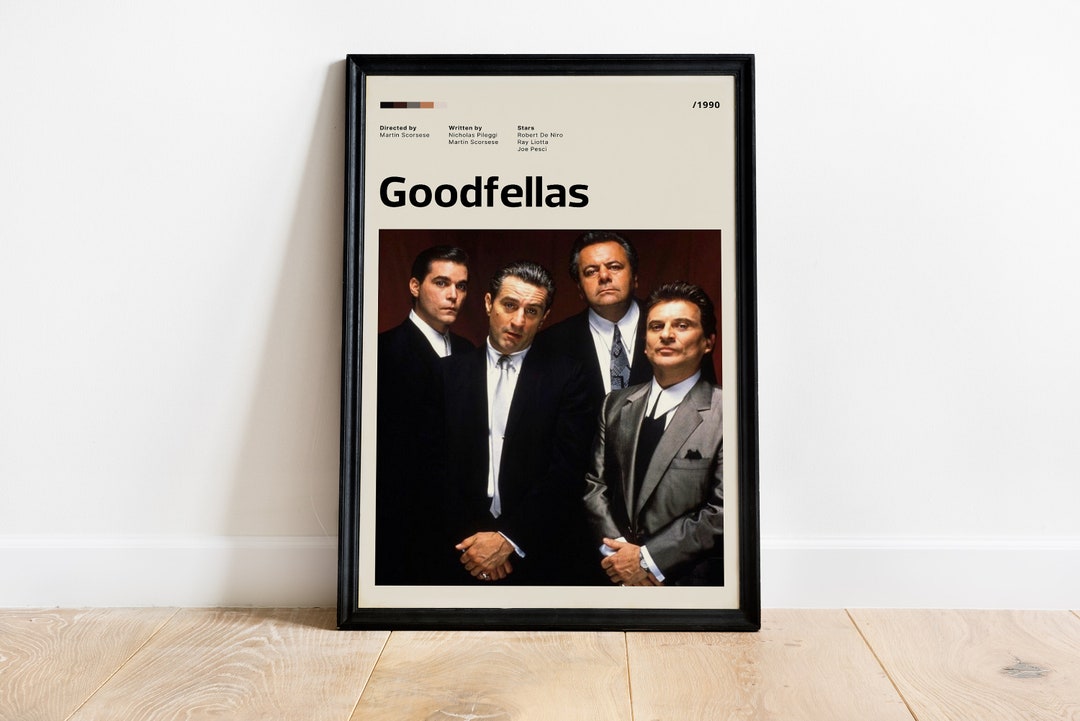 Goodfellas Poster, Goodfellas, Goodfellas Wall Art, Minimalist Poster ...