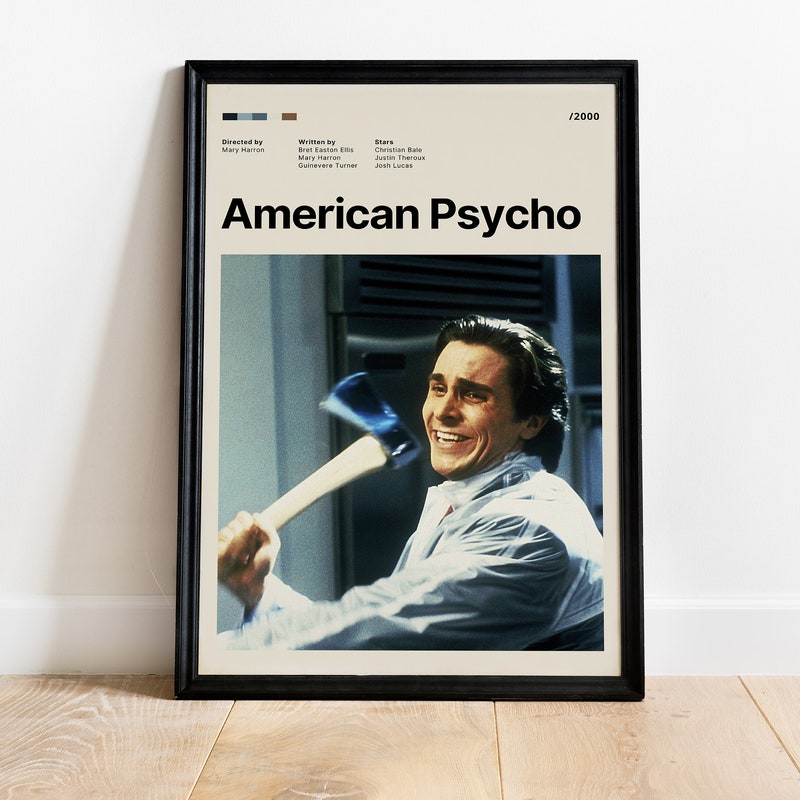 American Psycho Poster - Etsy