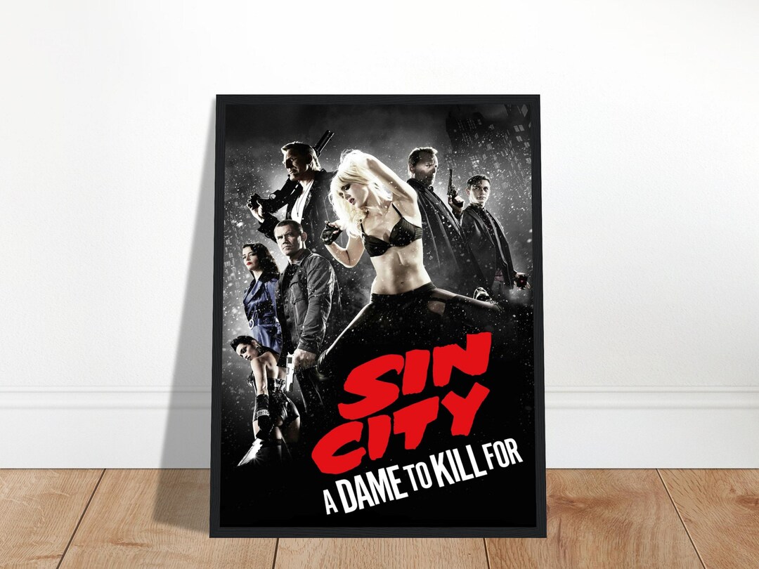 Sin City Poster, Sin City 2 Poster, Framed, Poster, Stretched Canvas ...