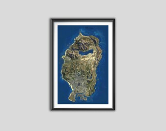 Gta V Map - Etsy