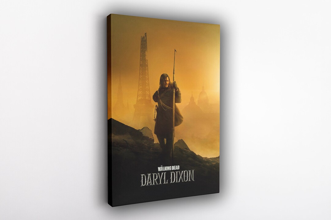 Daryl Dixon Poster, the Walking Dead Poster, Framed, Poster, Canvas for ...