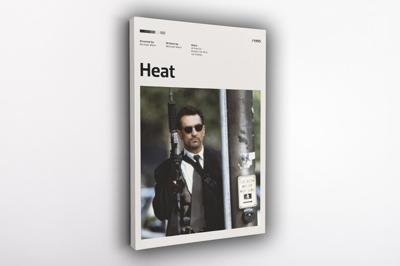 Heat Poster Heat Movie Poster Print Minimalist Poster - Etsy
