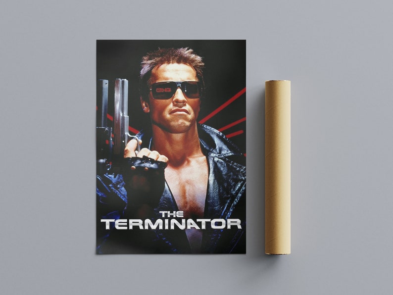 The Terminator Movie Poster: 80s Sci-fi Film Art - Etsy