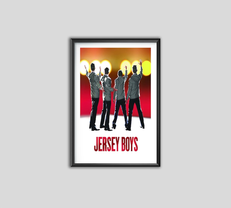 Jersey Boys Musical Poster: Framed or Stretched Canvas Wall Art - Etsy