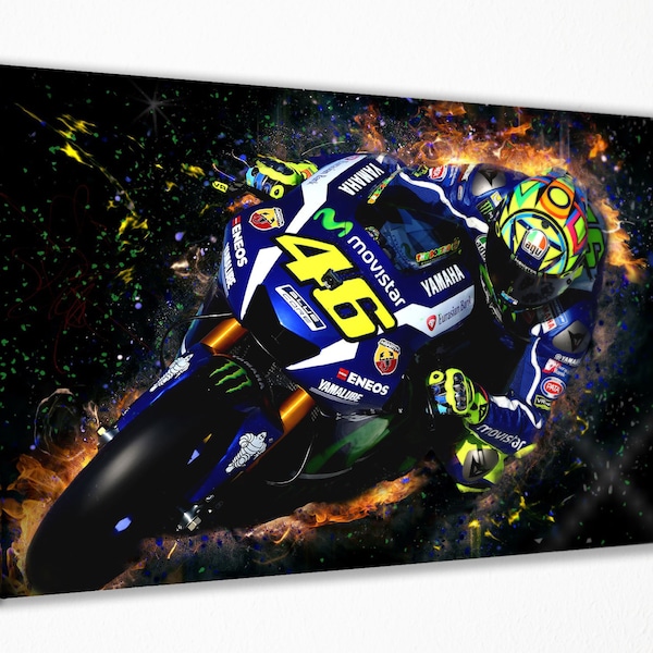 Valentino Rossi Poster - Etsy