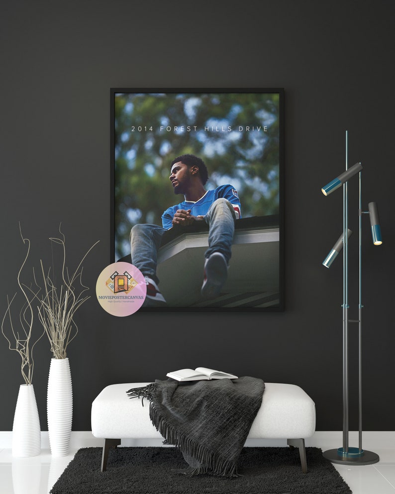 J Cole - 2014 Forest Hills Drive - Album Cover Poster, Framed or Canvas ...