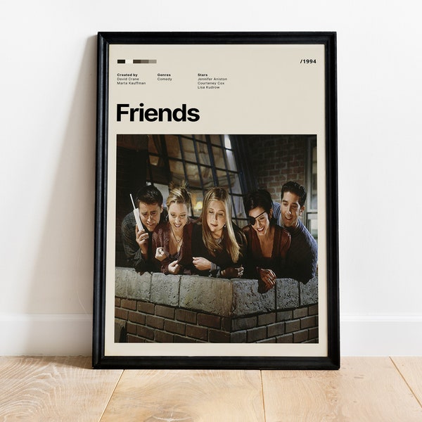 Friends Poster - Etsy UK