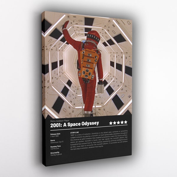 2001 Space Odyssey Poster - Etsy