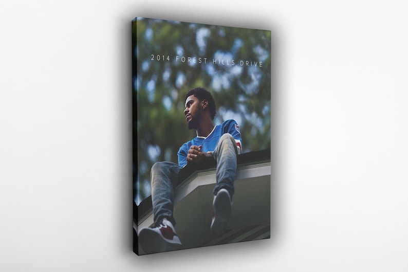 J Cole - 2014 Forest Hills Drive - Album Cover Poster, Framed or Canvas ...