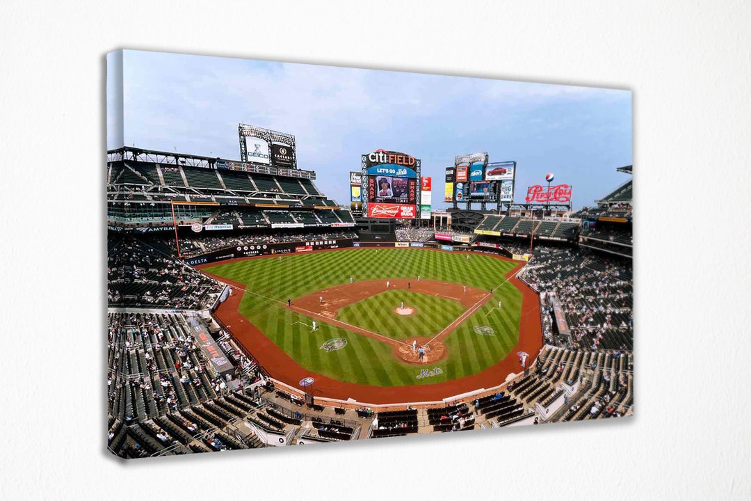 Citi Field Center, Citi Field Poster, Canvas Wall Art, Design Poster ...