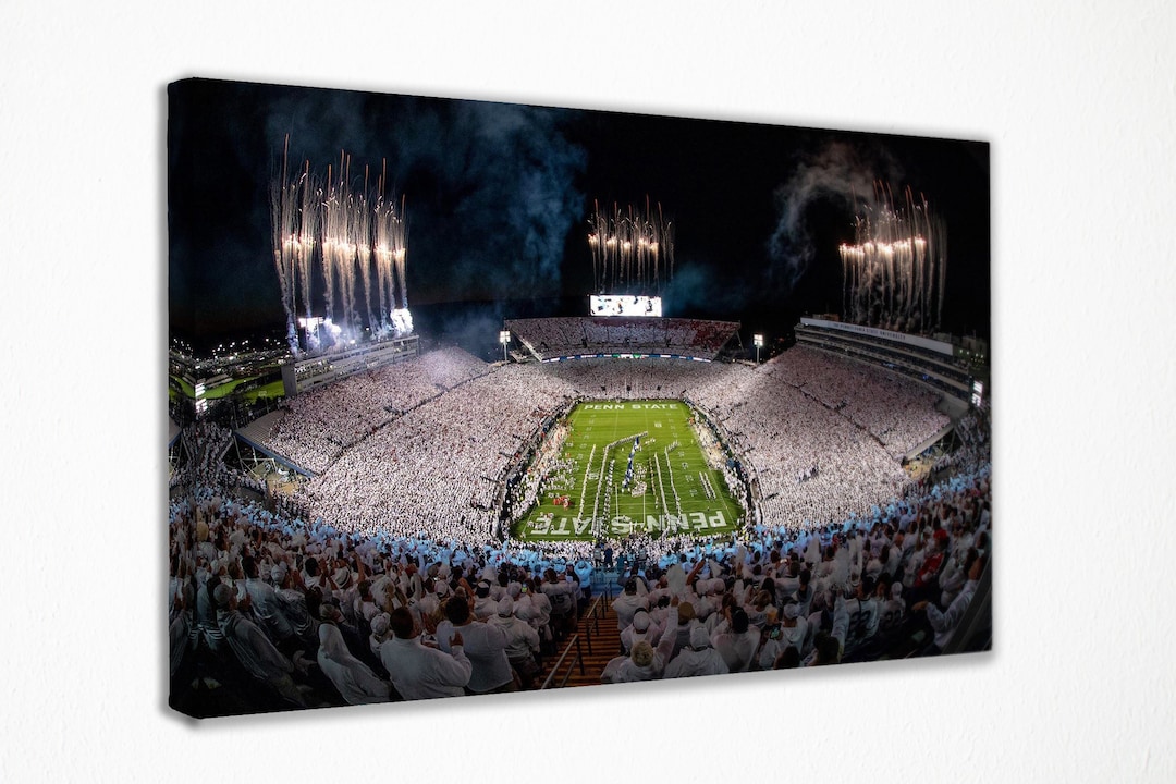 Beaver Stadium, Beaver Stadium Poster, Canvas Wall Art Design Poster ...