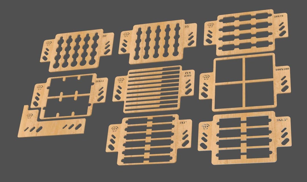 Universal Engraving Jig Set - 8 Jigs [wood/acrylic Cut Templates] - Etsy