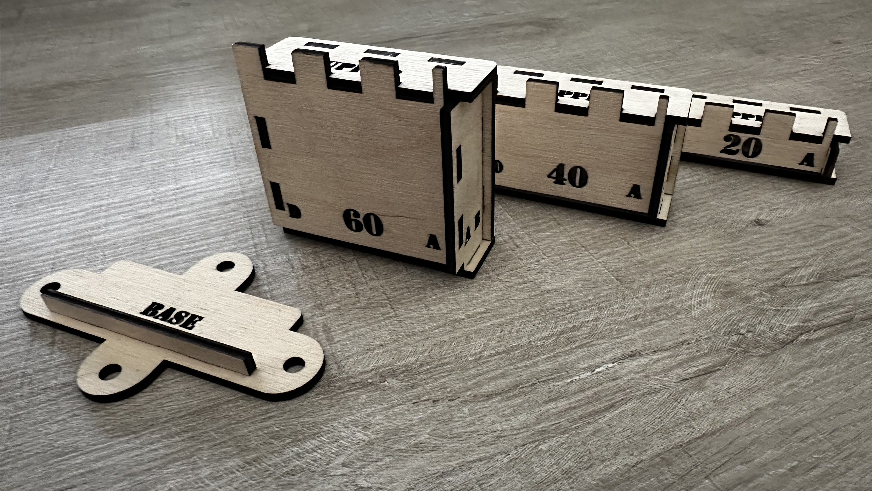 UNIVERSAL Honeycomb Stackable Center & Riser Jigs [3mm Wood/acrylic Cut ...