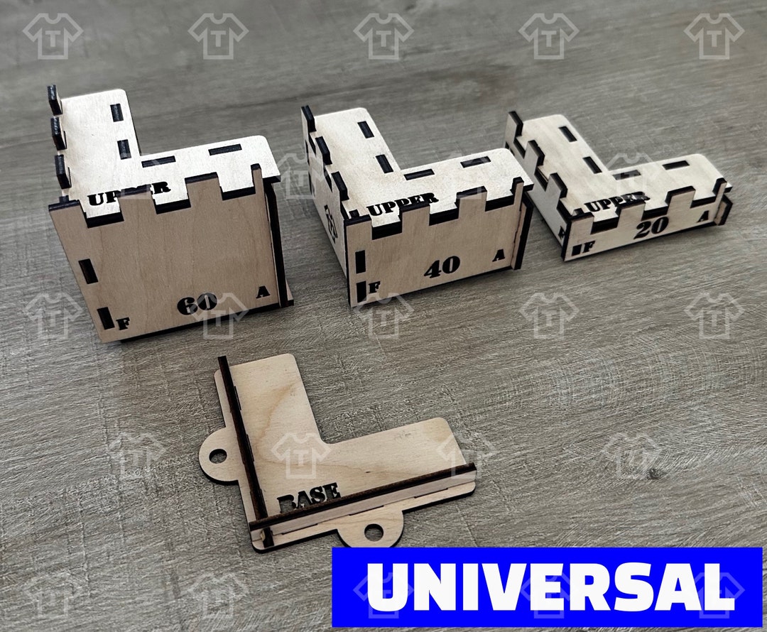 UNIVERSAL Honeycomb Stackable Center & Riser Jigs [3mm Wood/acrylic Cut ...