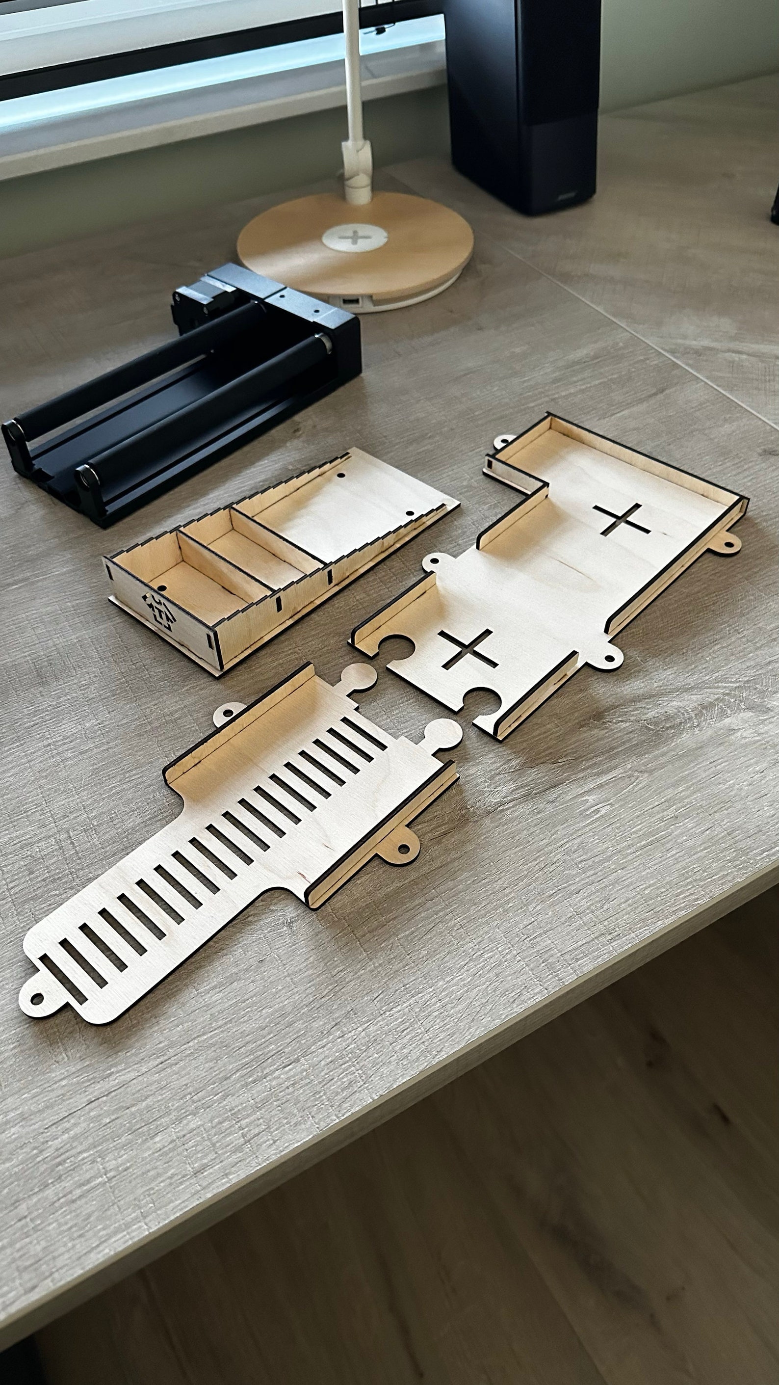 Complete Jig for Xtool RA2 Pro Rotary Adapter [3mm Wood/acrylic Cut ...