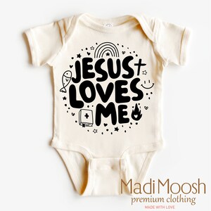 Jesus Loves Me Toddler Shirt - Christian Kids Shirt - Bible School ...