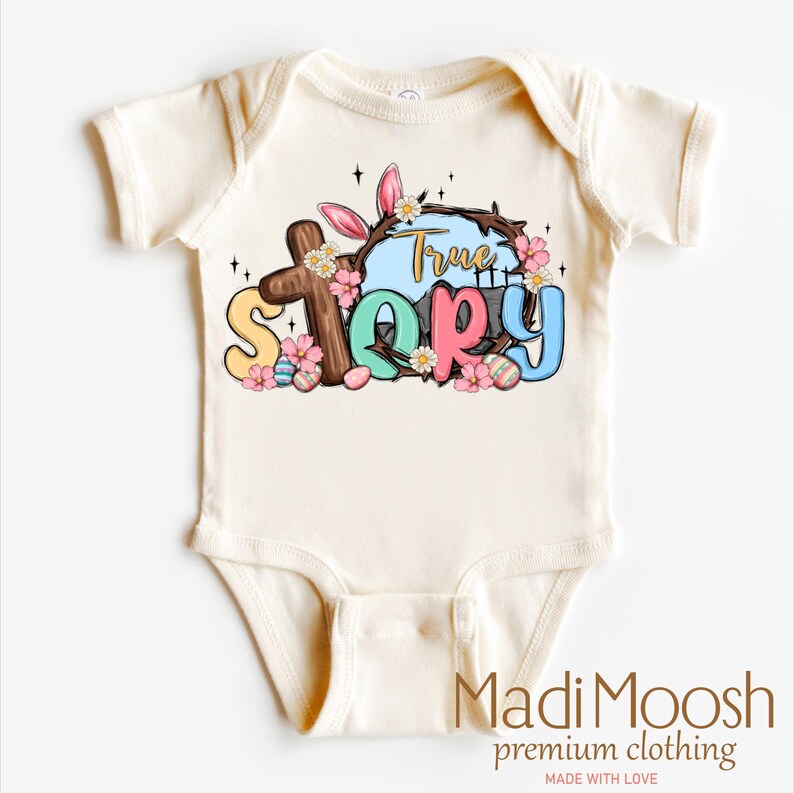 True Story Christian Easter Shirt | Kids Easter Sunday Clothing ...