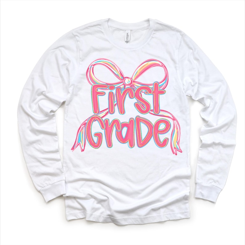 Personalized First Grade Back to School Shirt: Customizable Kids Tee - Etsy