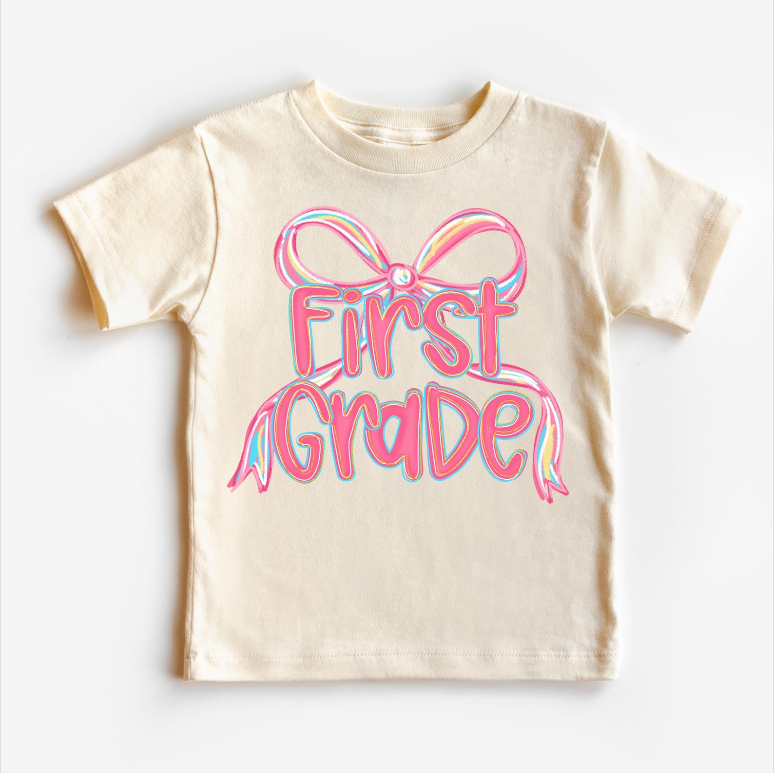 Personalized First Grade Back to School Shirt: Customizable Kids Tee - Etsy